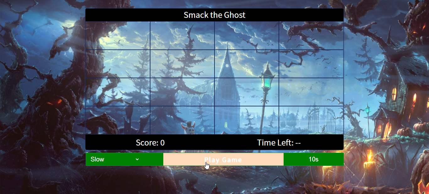 Smack The Ghost Game In Javascript Free Source Code Sourcecodester